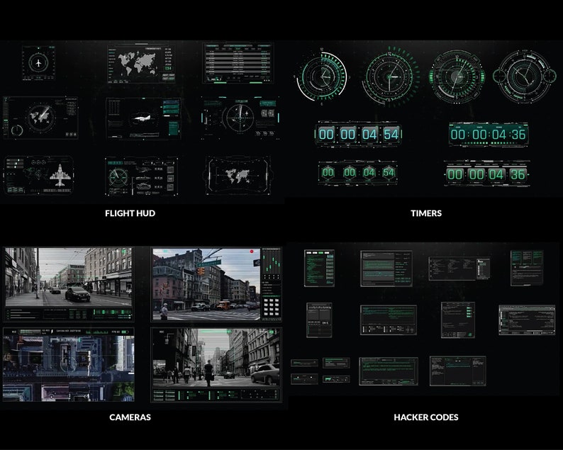 263 Ultimate HUD UI Elements Pack Titles, Element, Technology, Graphics ...