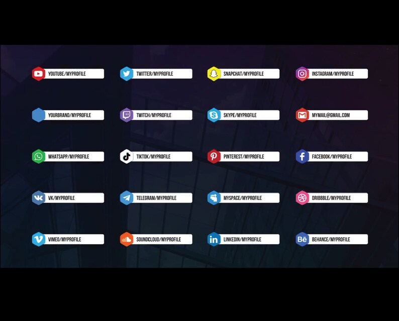 60 Social Media Lower Thirds Pack Bundle Template | Motion Graphics ...