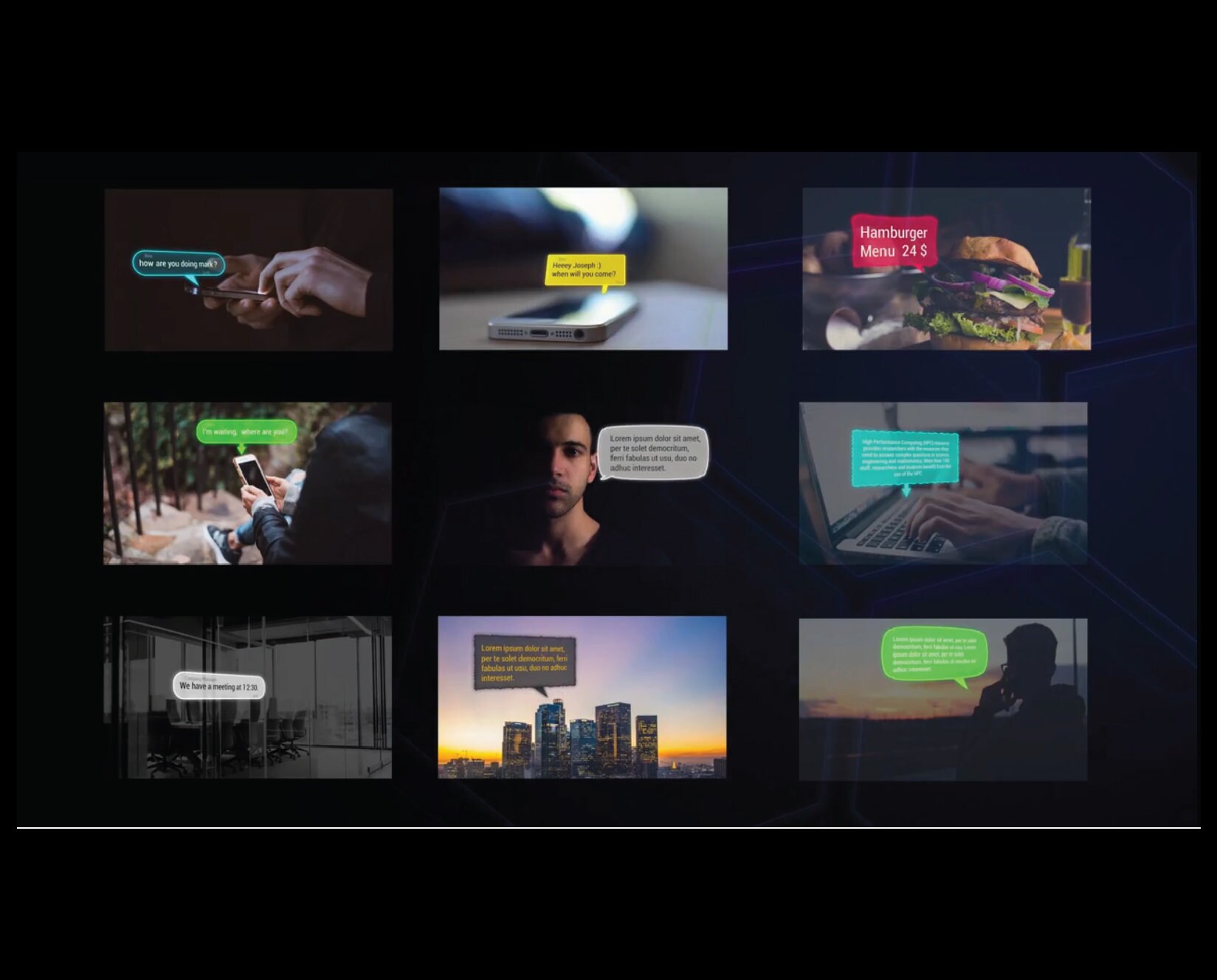 Text Box Kit Pack Bundle Template | Overlay, Animated Boxes, Captions ...