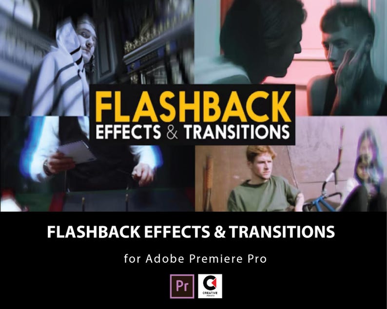 Flashback Effects and Transitions Pack Bundle | Transition Preset ...