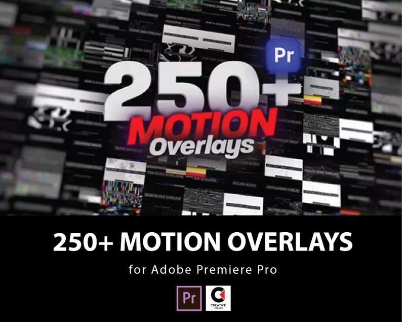 250+ Animated Motion Overlays Pack for Premiere Pro | Animation ...