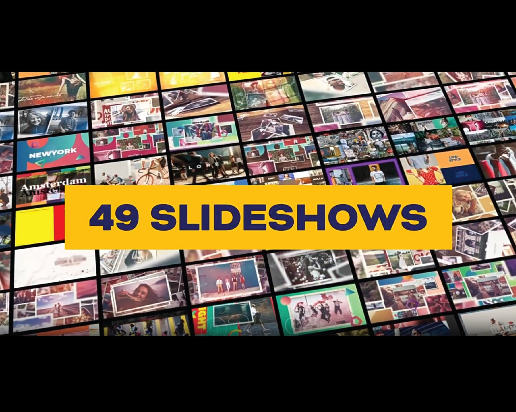 49 Photo Slideshow Presentation Template Pack Bundle | Photo Album ...