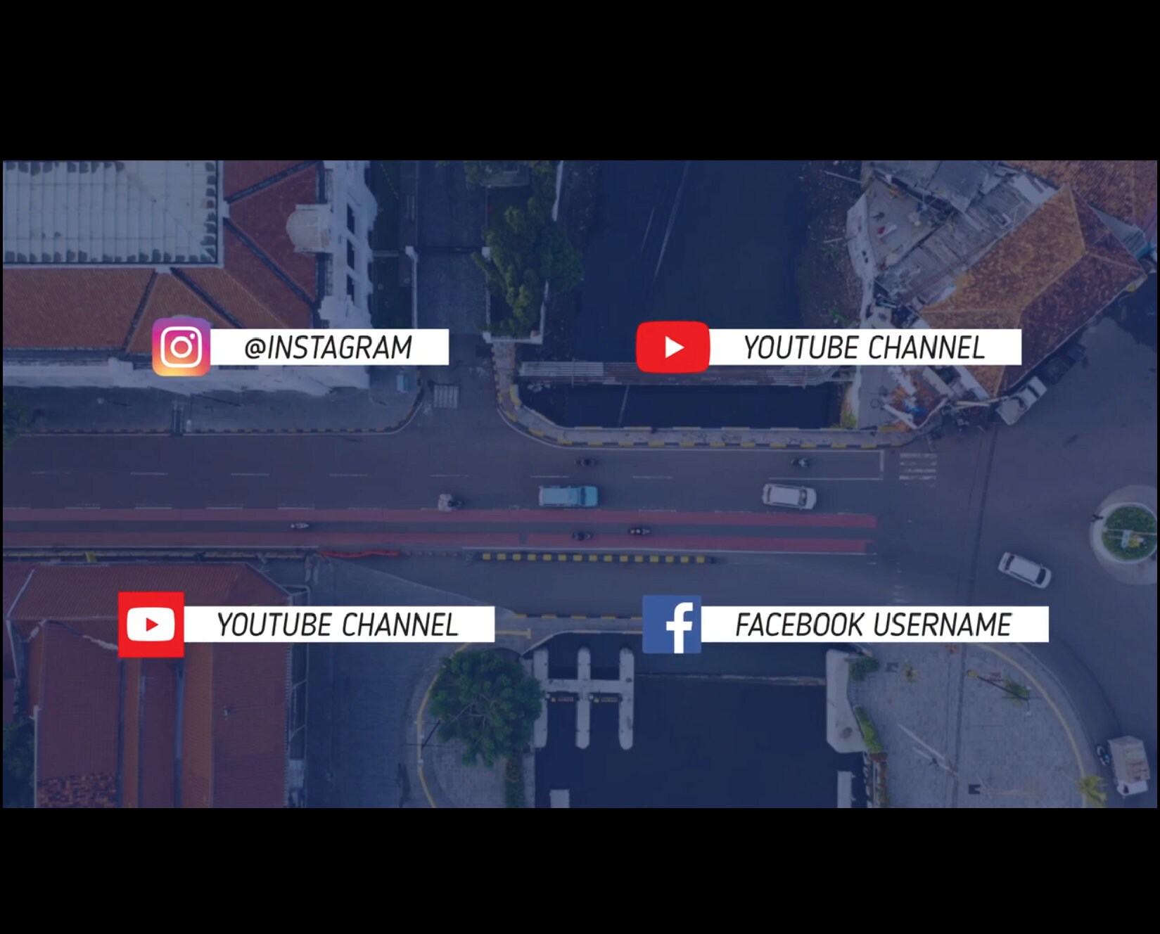 110 Social Media Lower Thirds Template Pack Bundle | Motion Graphics ...