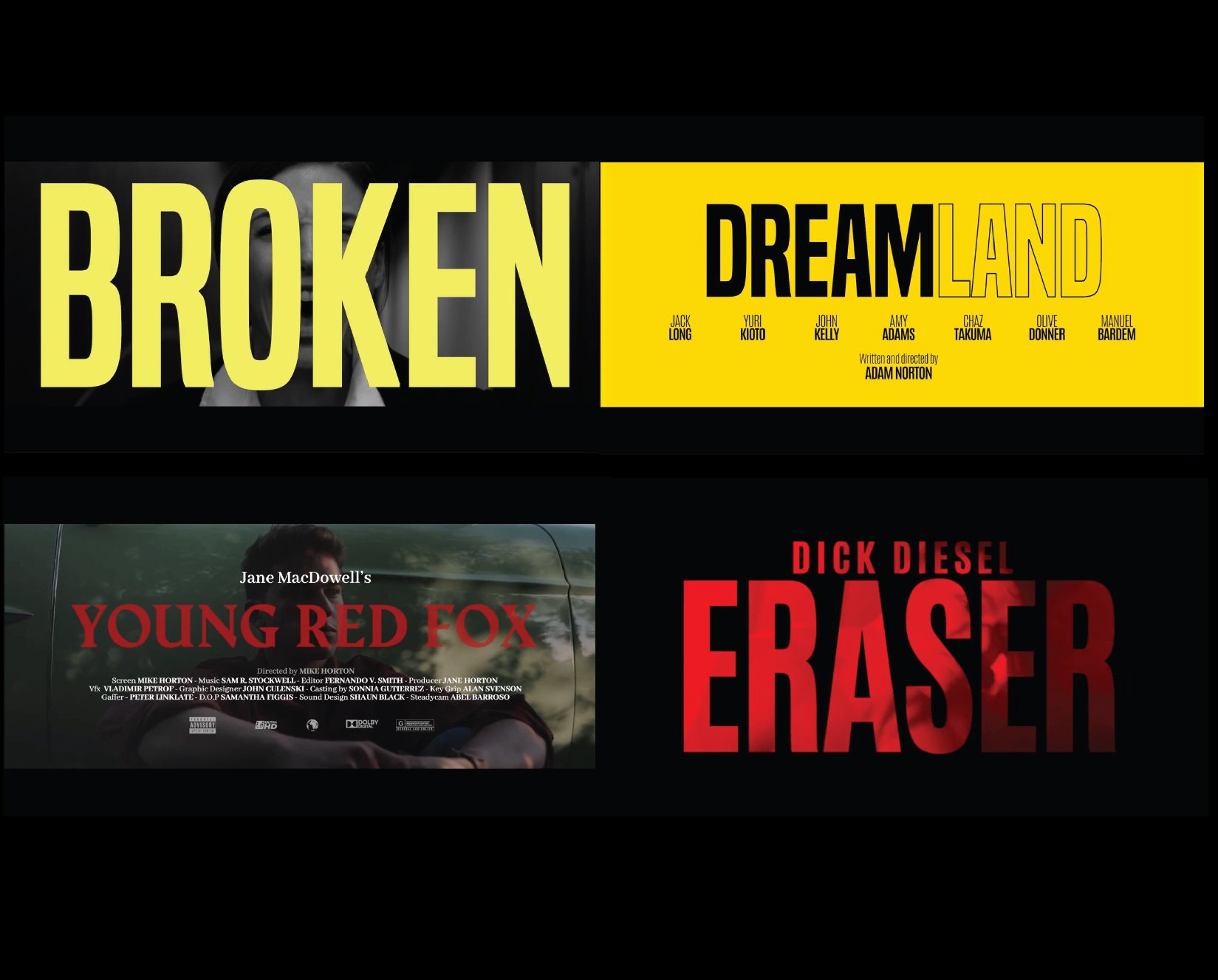 Cinema Trailer Titles Texts Preset Bundle Pack| Movie, Openers, Film ...