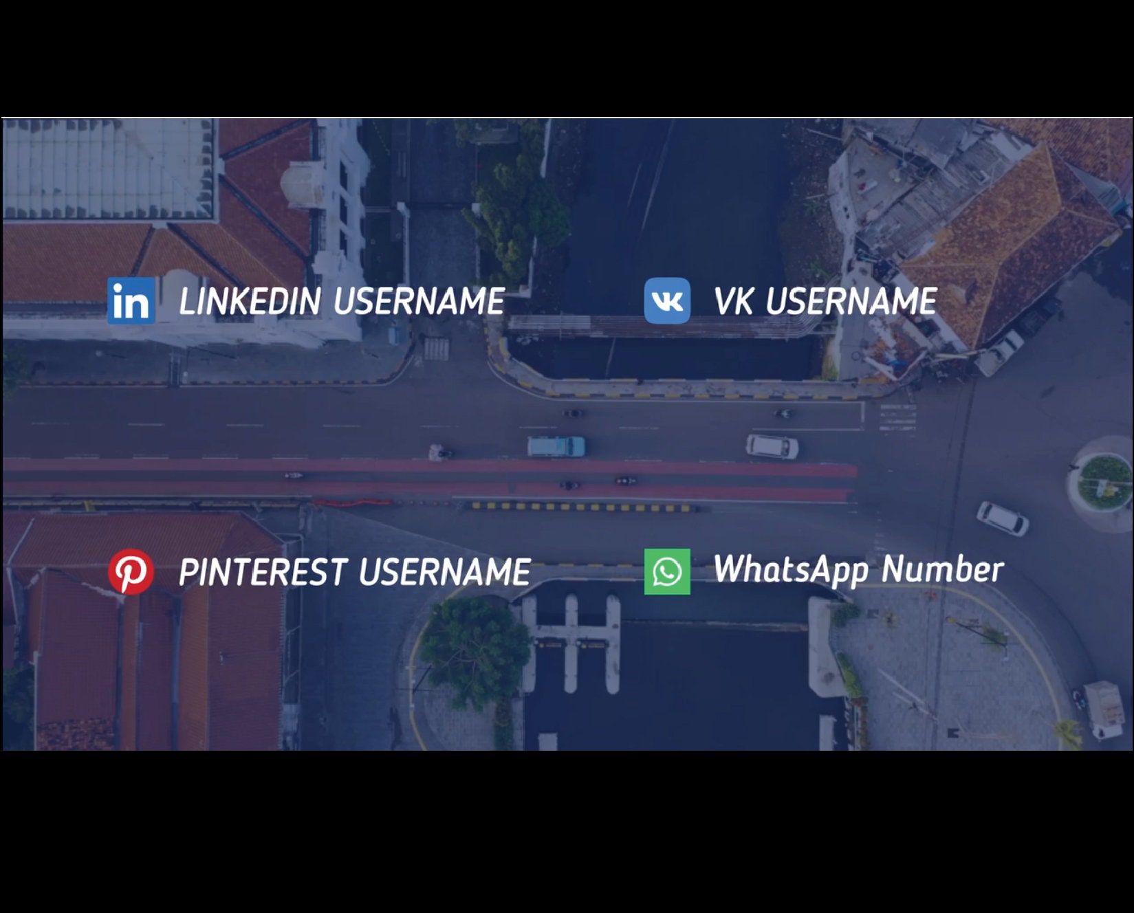 110 Social Media Lower Thirds Template Pack Bundle Motion Graphics ...