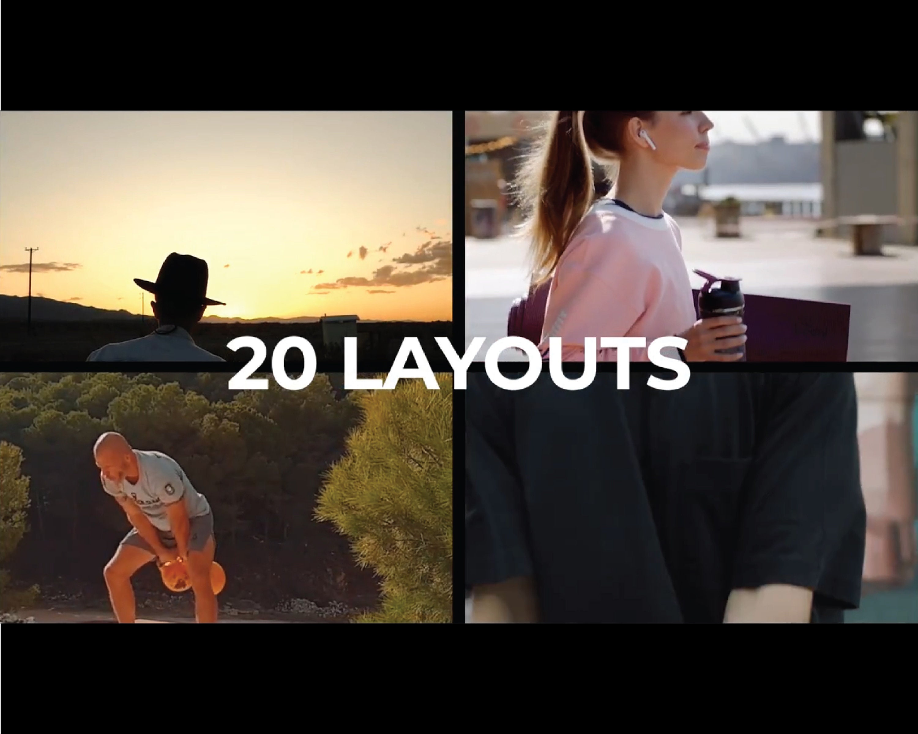 80 Split Screen Pack Bundle Video | Multiscreen, Multi-screen, Multiframe, Multi-frame, Split ...