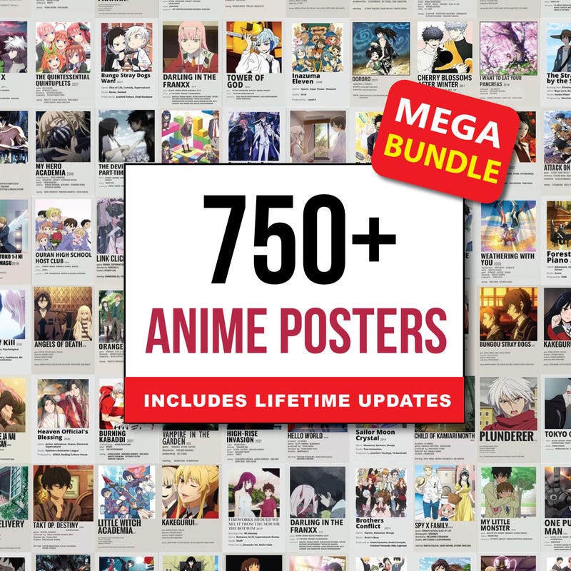 Anime Poster - Etsy