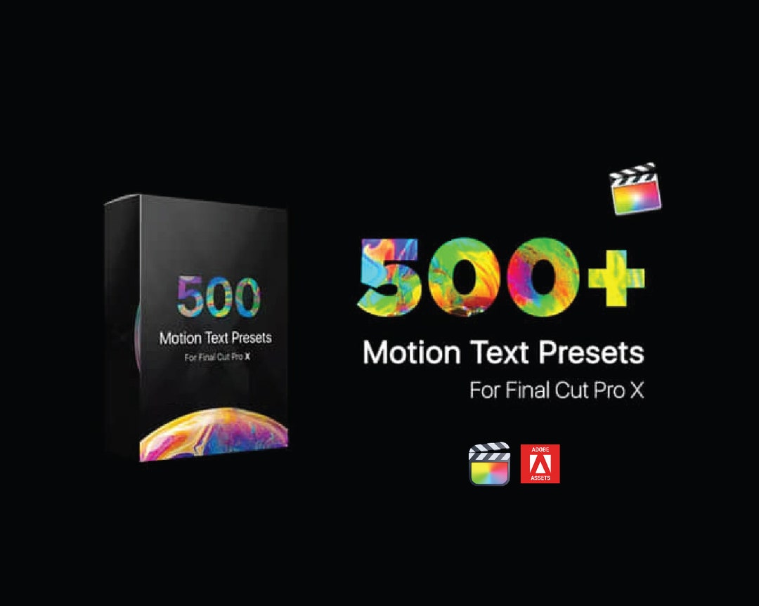 500+ Motion Text Presets Animation | Title, Graphic, Lower Thirds, Big ...