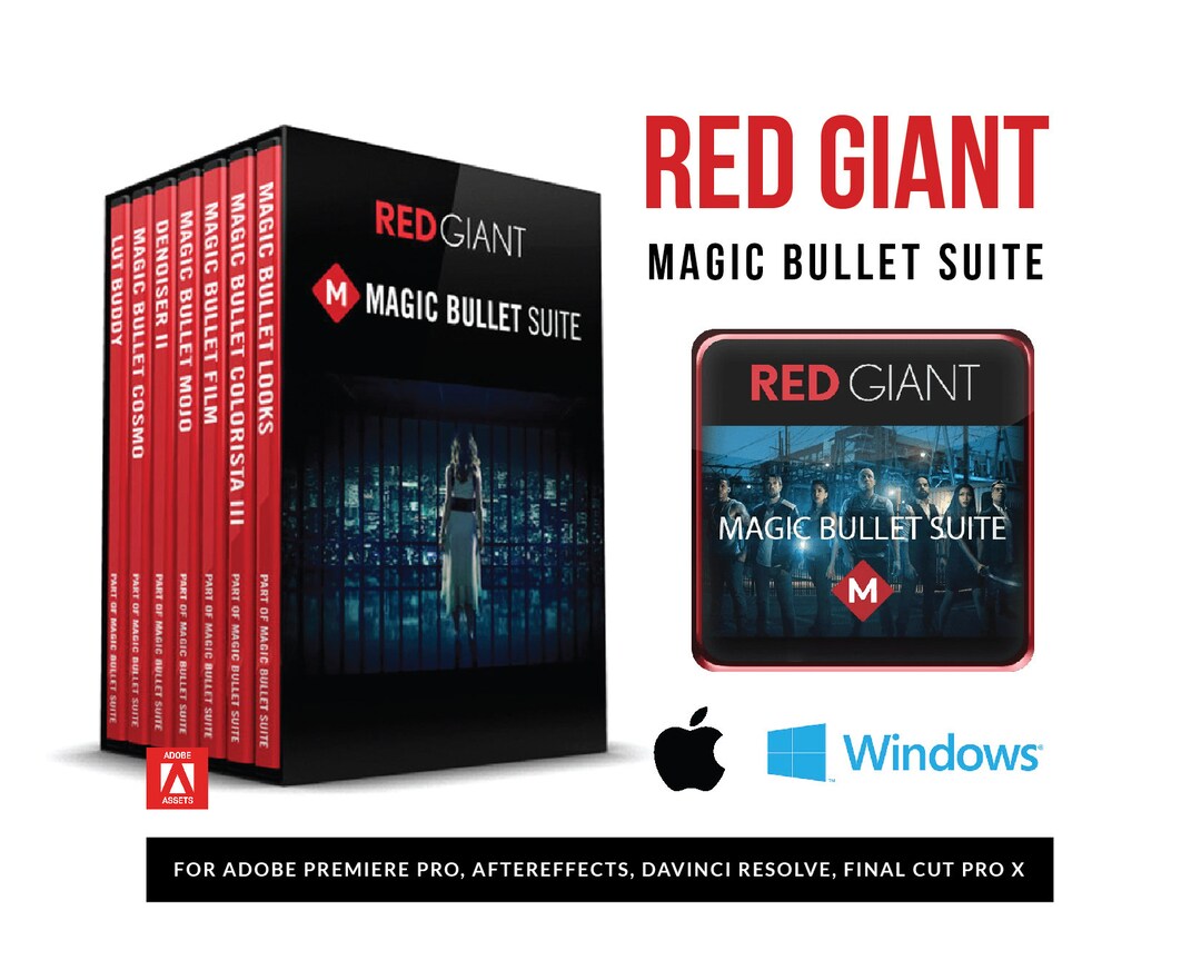 RED GIANT Magic Bullet Suite V13.0.16 Colorista, Cosmo, Film, Mojo ...