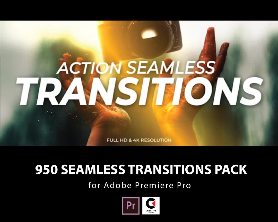 Action Seamless Transitions Pack Bundle | Transition Preset, Video ...