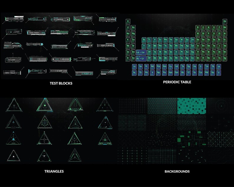 263 Ultimate HUD UI Elements Pack Titles, Element, Technology, Graphics ...