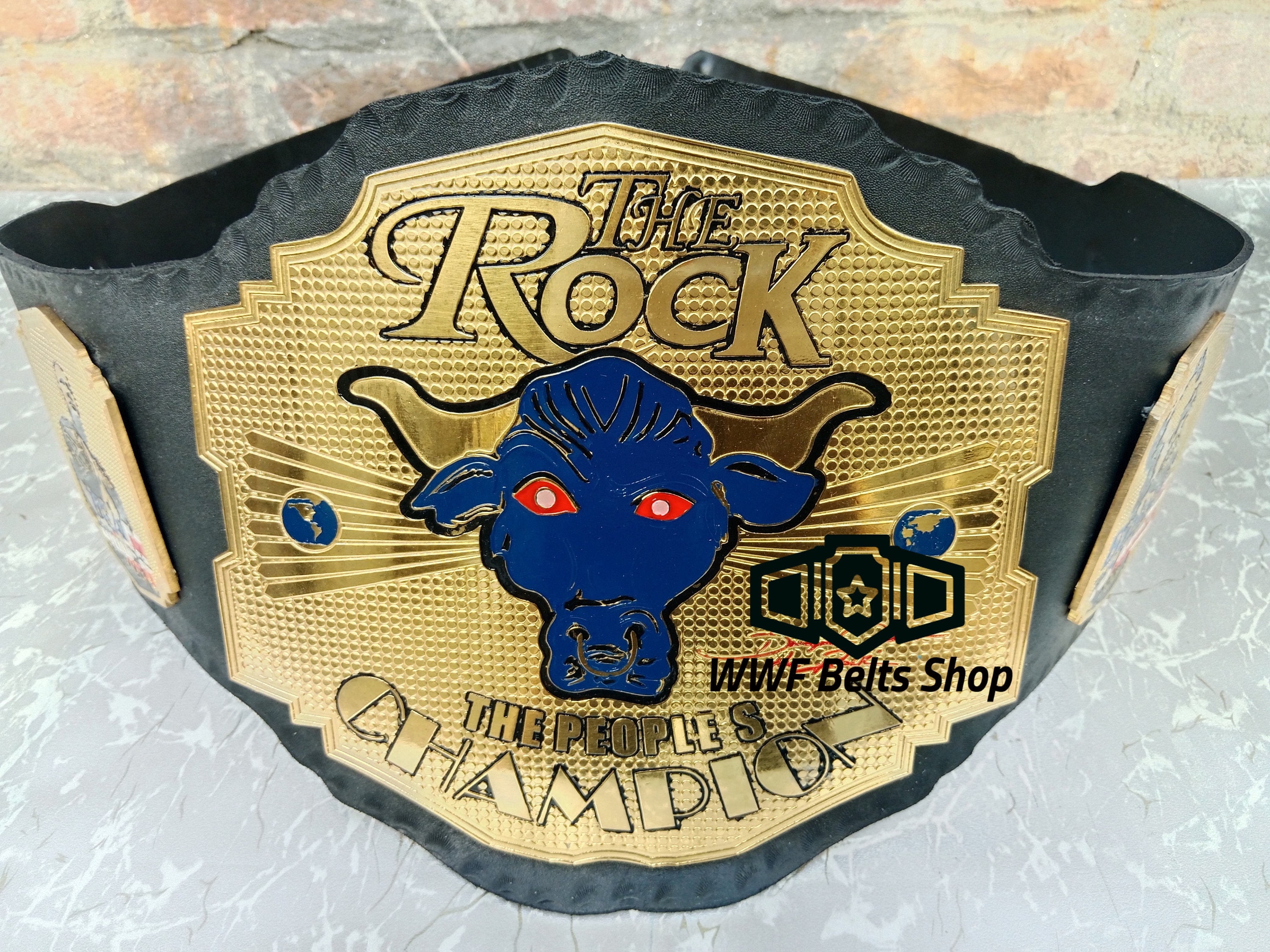 The Rock Brahma Bull Championship Belt