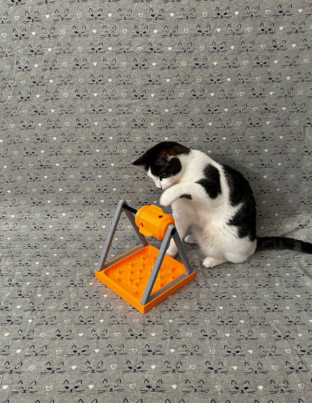 Interactive Cat Treat Dispenser Toy – 3D Printed Puzzle Feeder | Fun ...