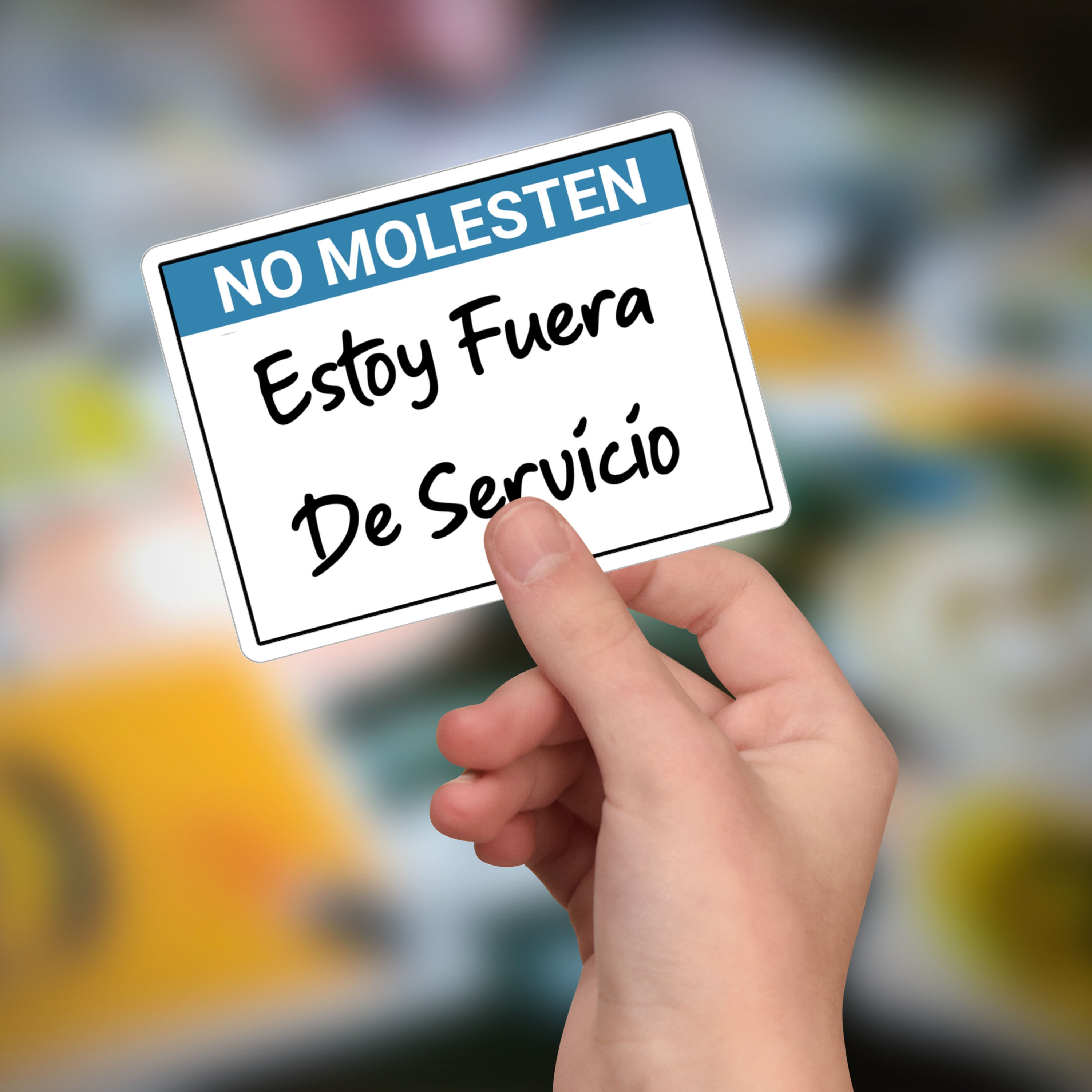 Estoy Fuera De Servicio, Latin Sticker, Pegatina, Funny Sticker, Latinx ...