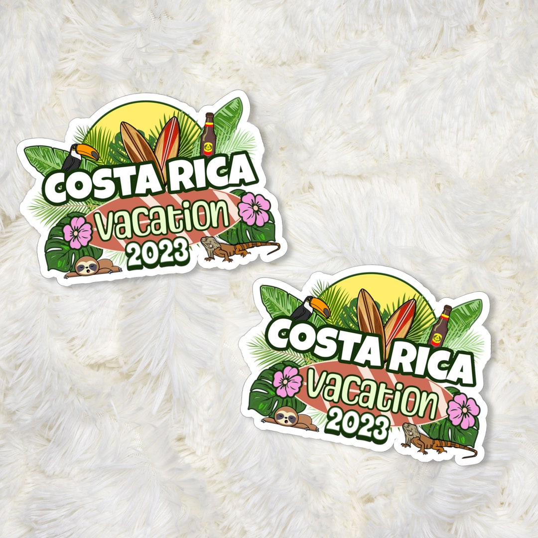 Costa Rica Vacation, Costa Rica Sticker, Costa Rica Stickers, Costa ...