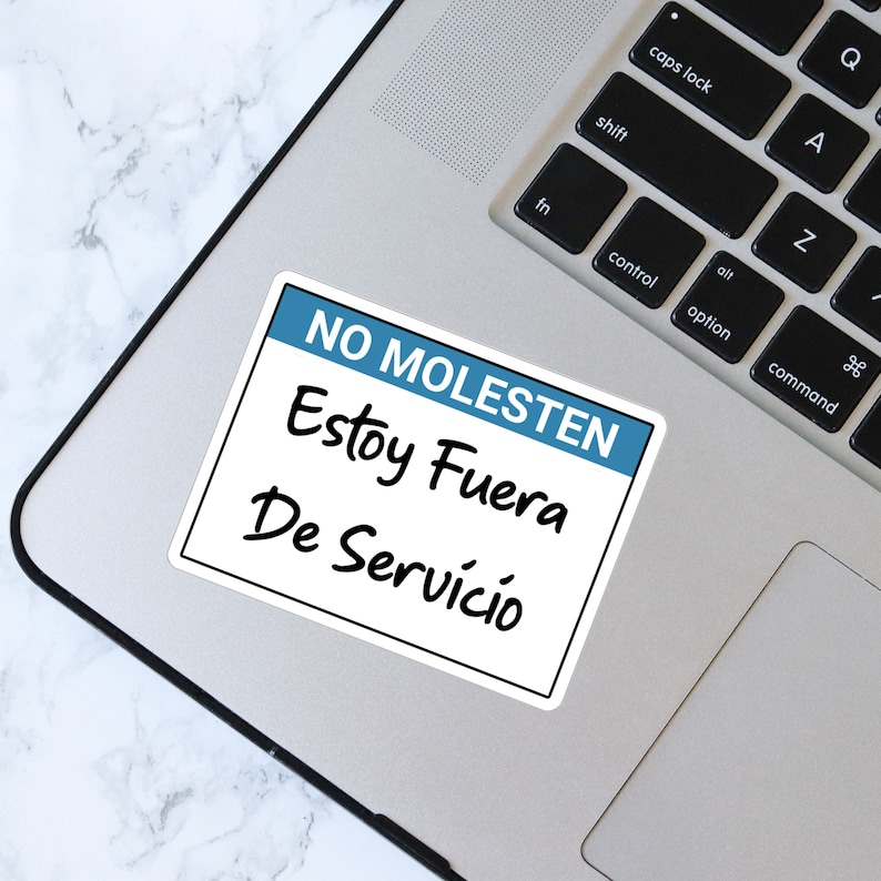 Estoy Fuera De Servicio, Latin Sticker, Pegatina, Funny Sticker, Latinx ...