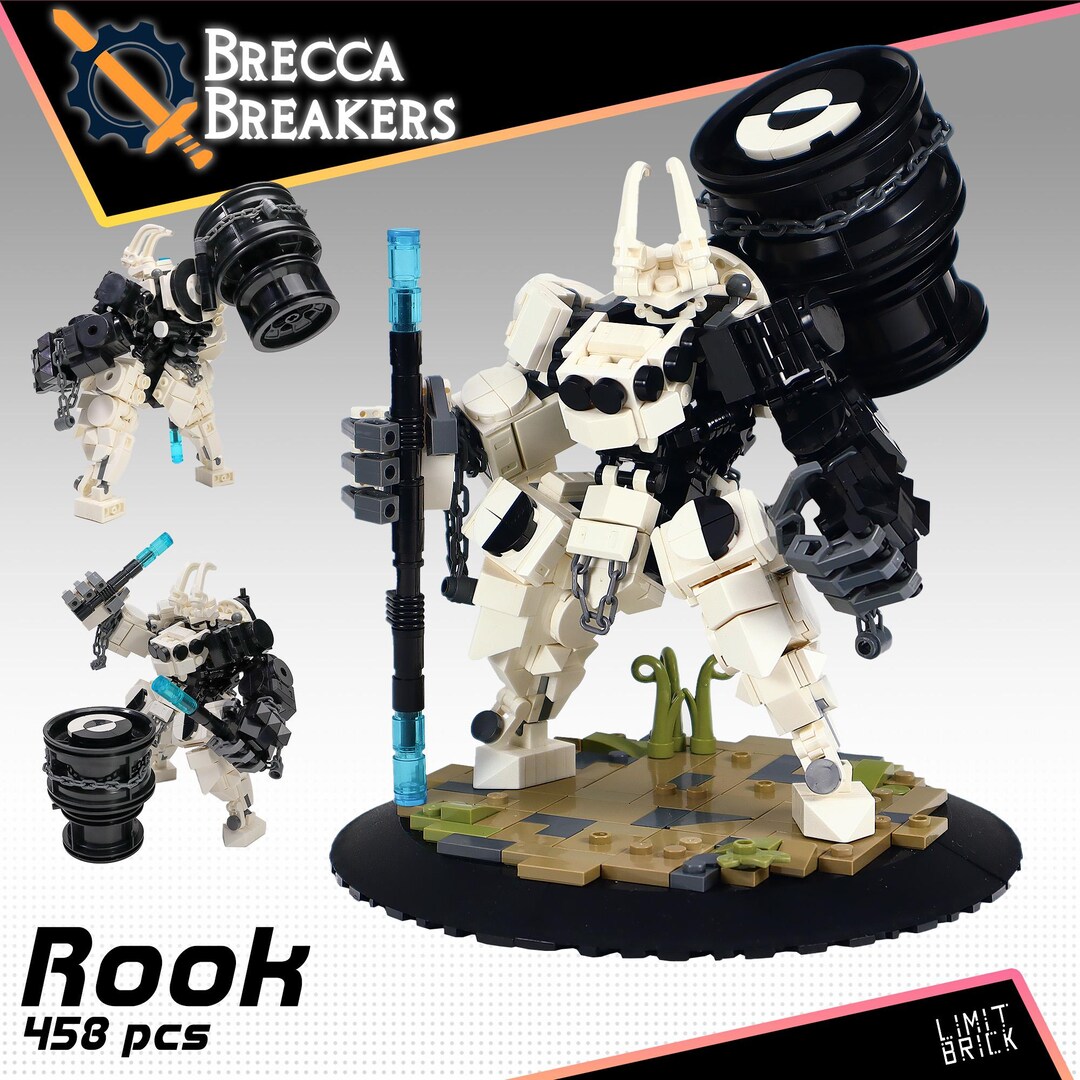 Brecca Breakers Rook MOC Mech Building Blocks Chessterfields - Etsy