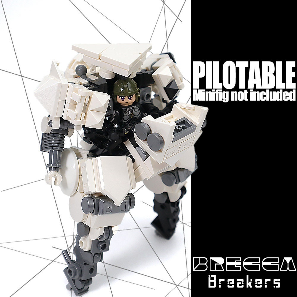 Brecca Breakers Queen Chessterfields Building Blocks MOC Brick Robot ...