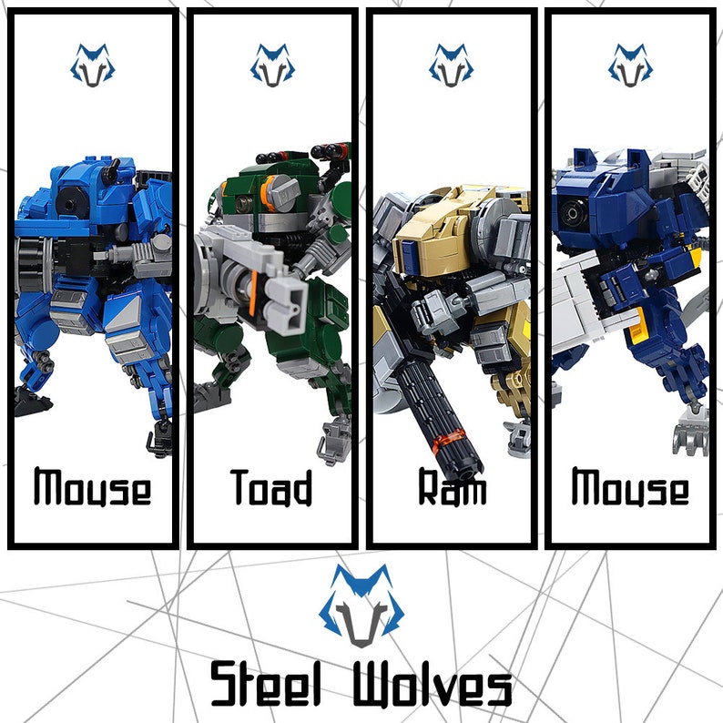 Brecca Breakers Toad Steelwolves MOC Titanfall Mech Building Blocks - Etsy