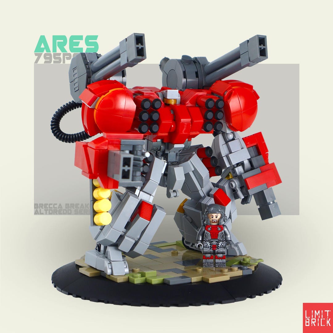 Brecca Breakers Ares Altdredd Series Building Mech MOC - Etsy