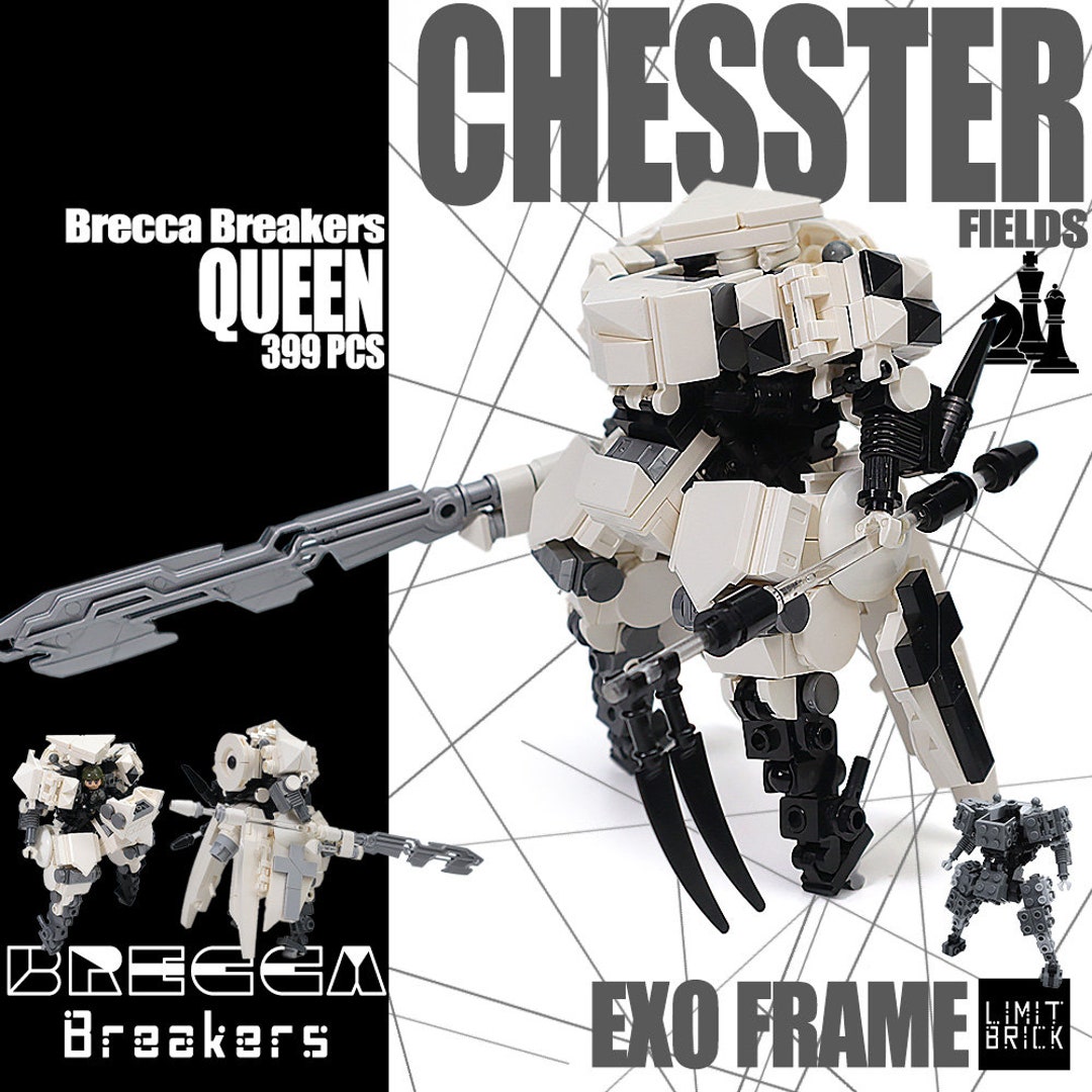 Brecca Breakers Queen Chessterfields Building Blocks MOC Brick - Etsy