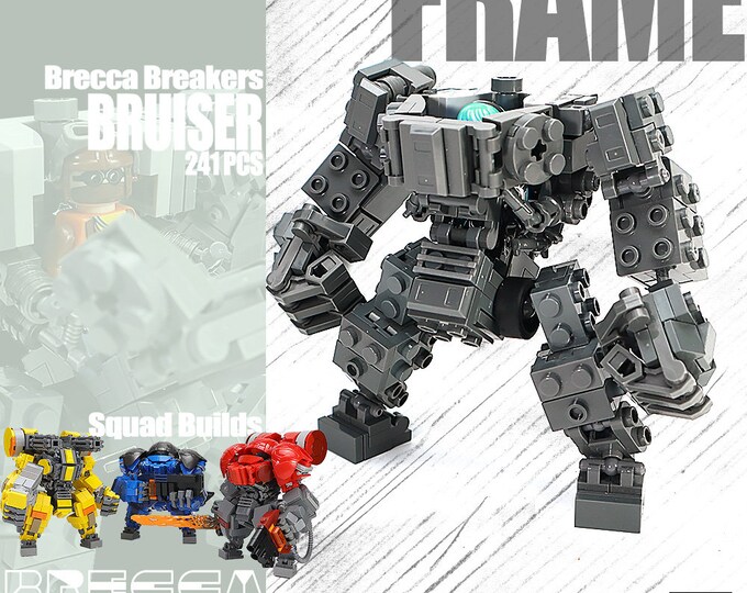 Brecca Breakers Bruiser Frame Building Blocks MOC Brick Robot Mech - Etsy