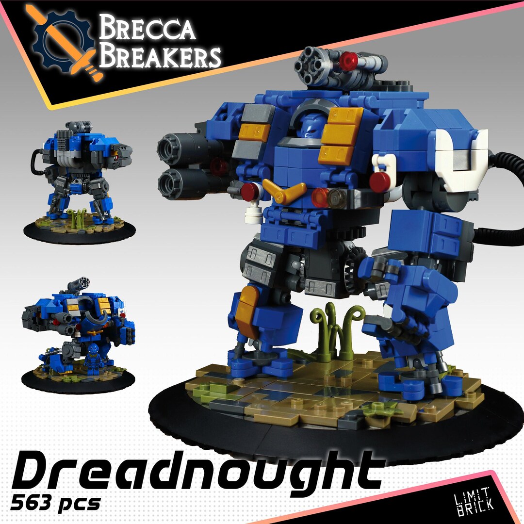Brecca Breakers Dreadnought MOC Robot Mech Building Blocks - Etsy