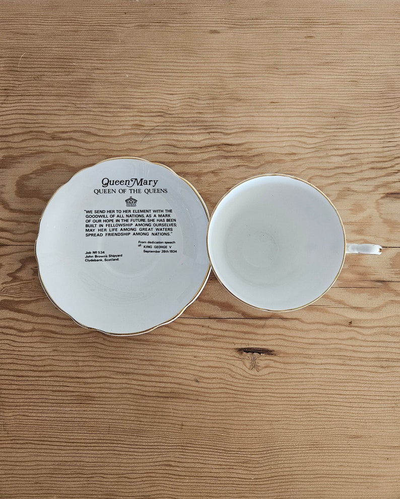 Antique Queen Mary Commemorative Edition by Regency England Tea Cup ...