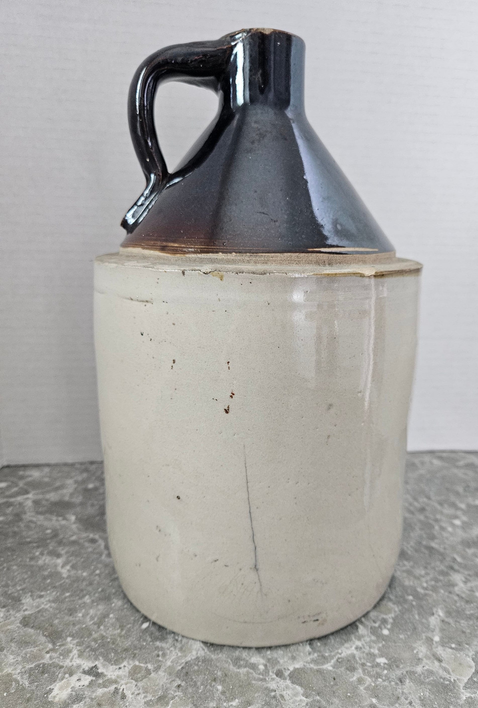 Antique Vintage Ceramic Whiskey Jug, Pottery, Stoneware - Etsy