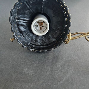 Vintage MCM Plug in Quilted Swag Light, Hollywood Regency Hanging Lamp ...