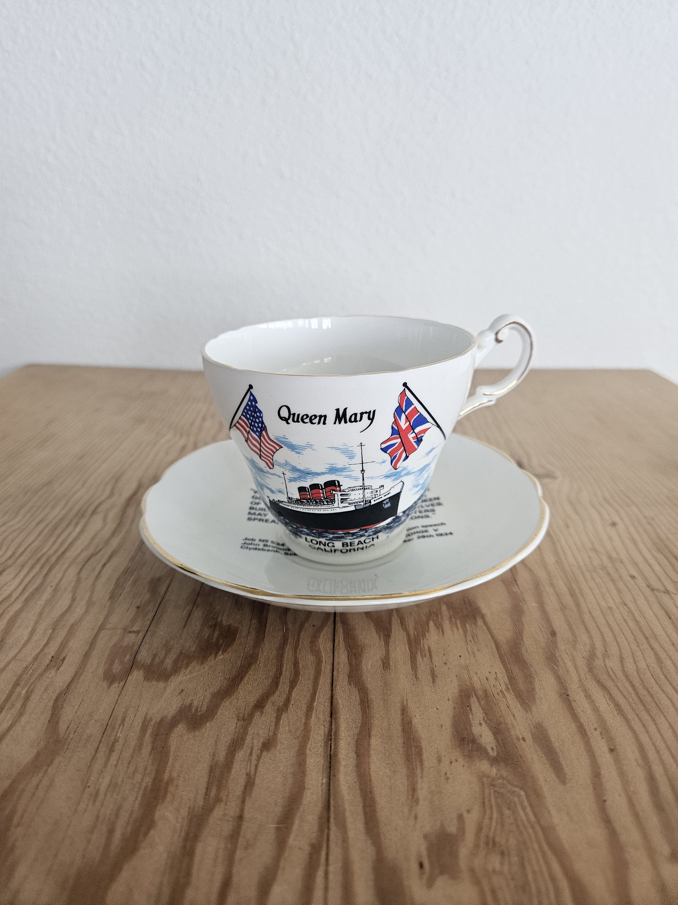Antique Queen Mary Commemorative Edition by Regency England Tea Cup ...