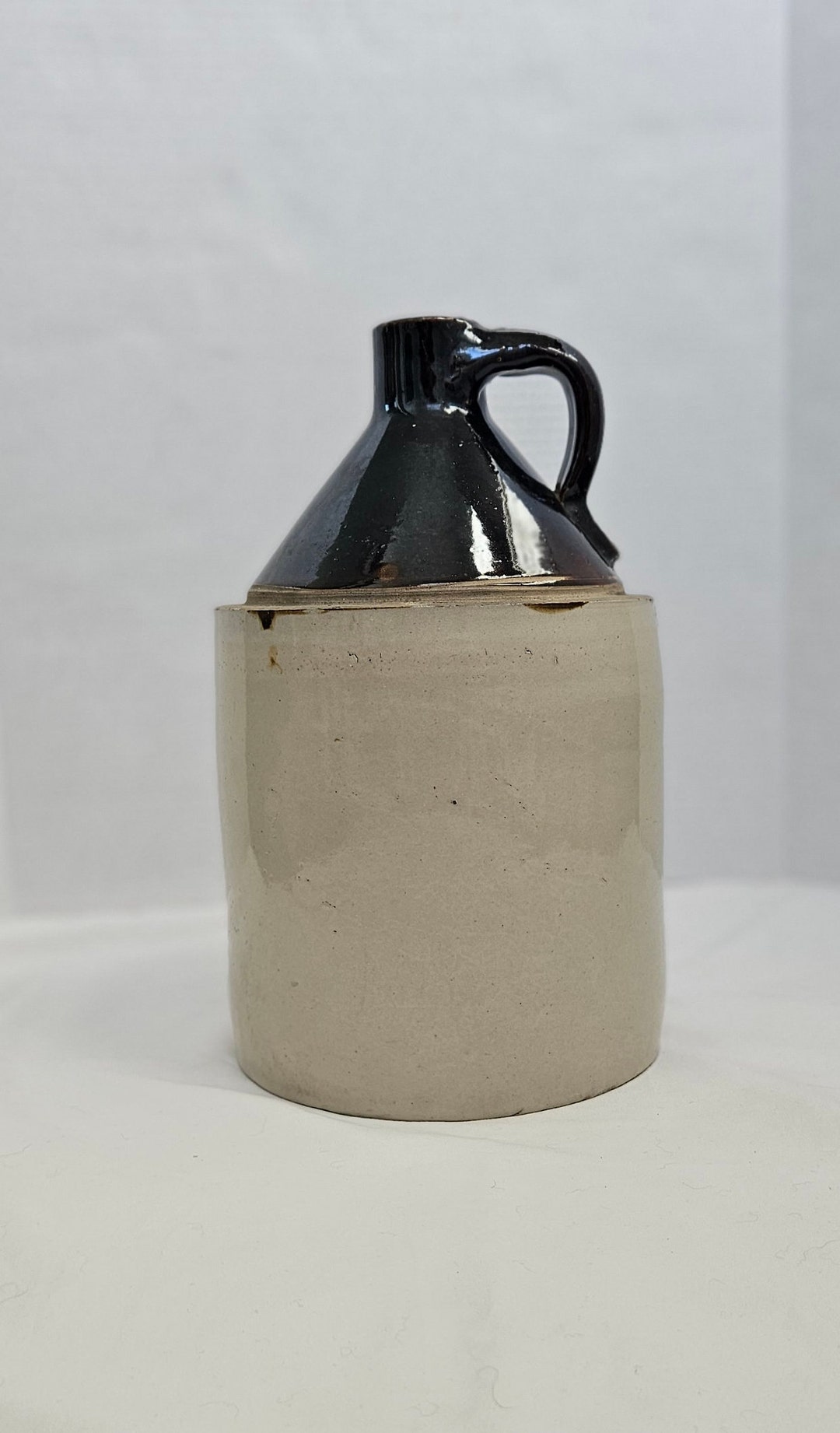 Antique Vintage Ceramic Whiskey Jug, Pottery, Stoneware - Etsy