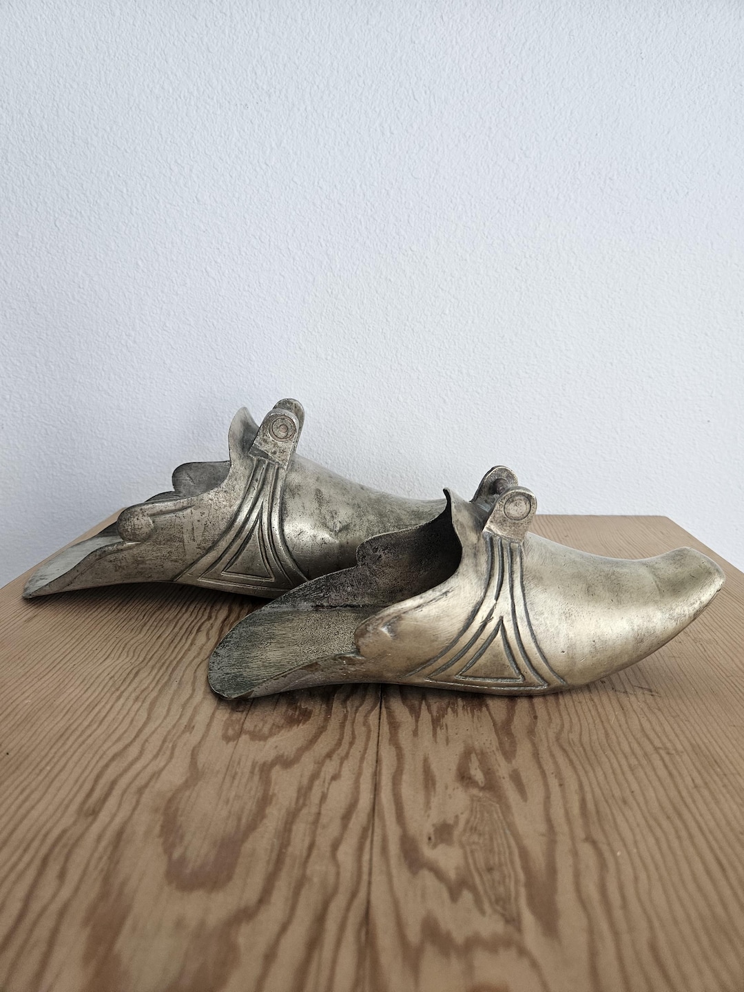 Pair of Antique 19th Century Spanish Brass Conquistador Horse Riding ...