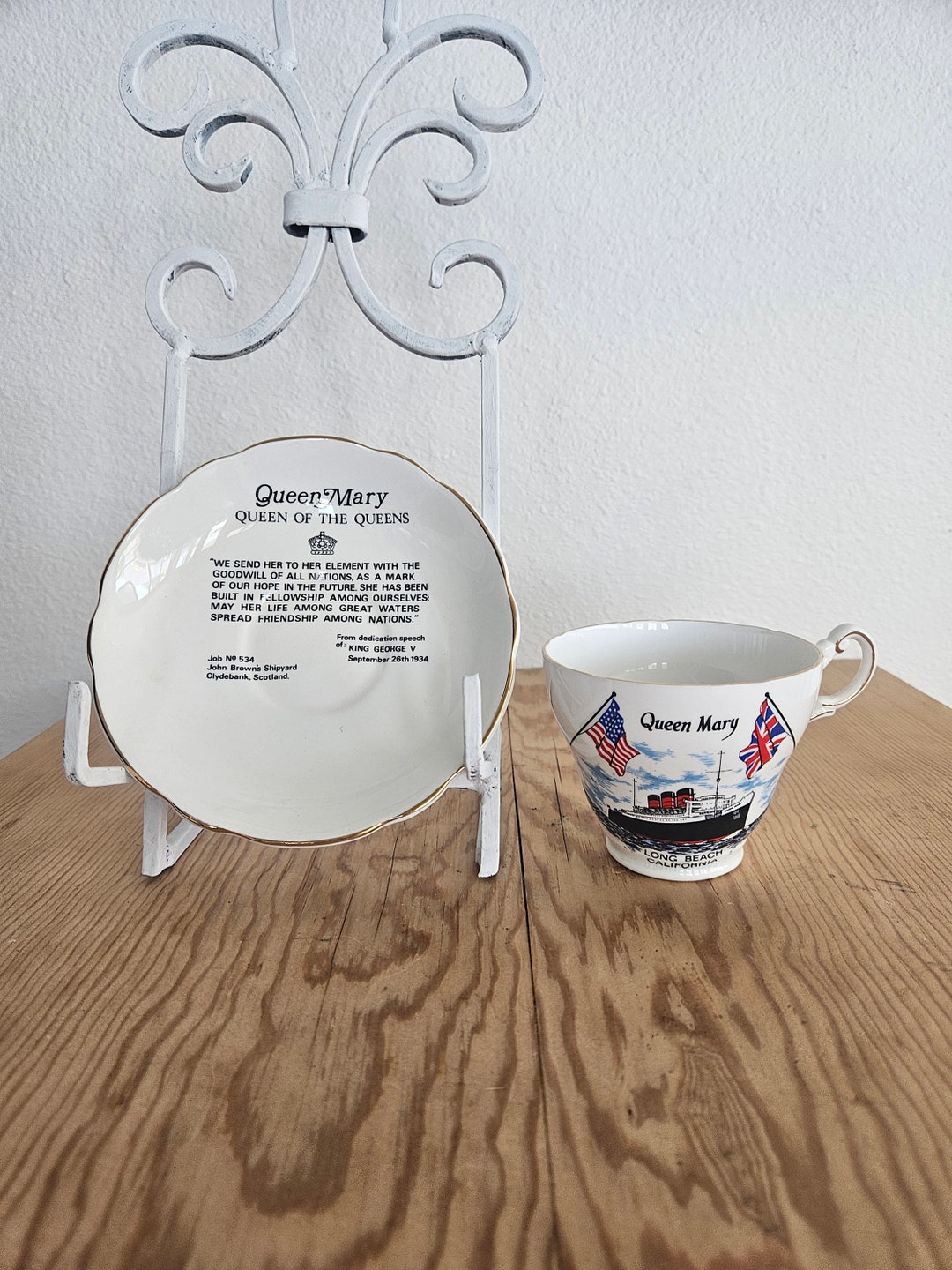 Antique Queen Mary Commemorative Edition by Regency England Tea Cup ...
