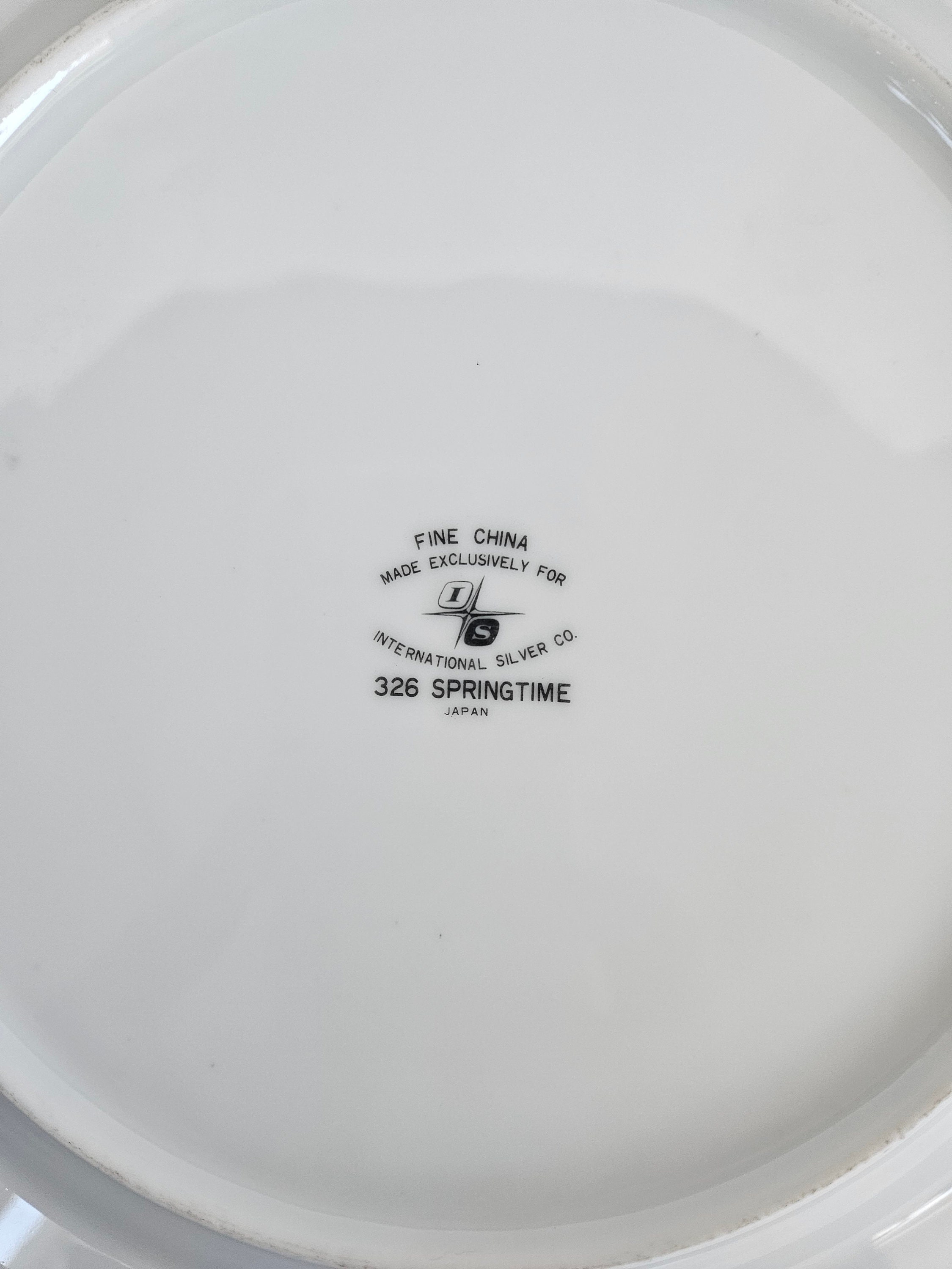 1960's Vintage Antique International Silver Co. Fine China #326 ...