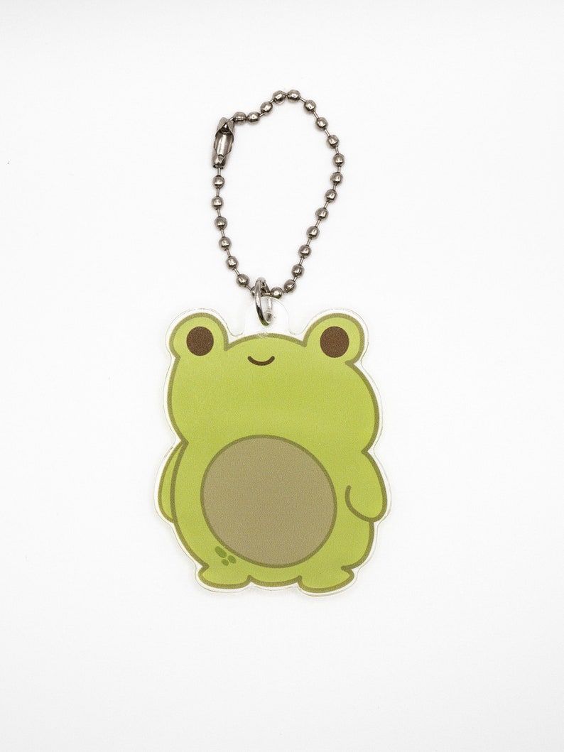 Frederick the Frog Character Keychain - Etsy