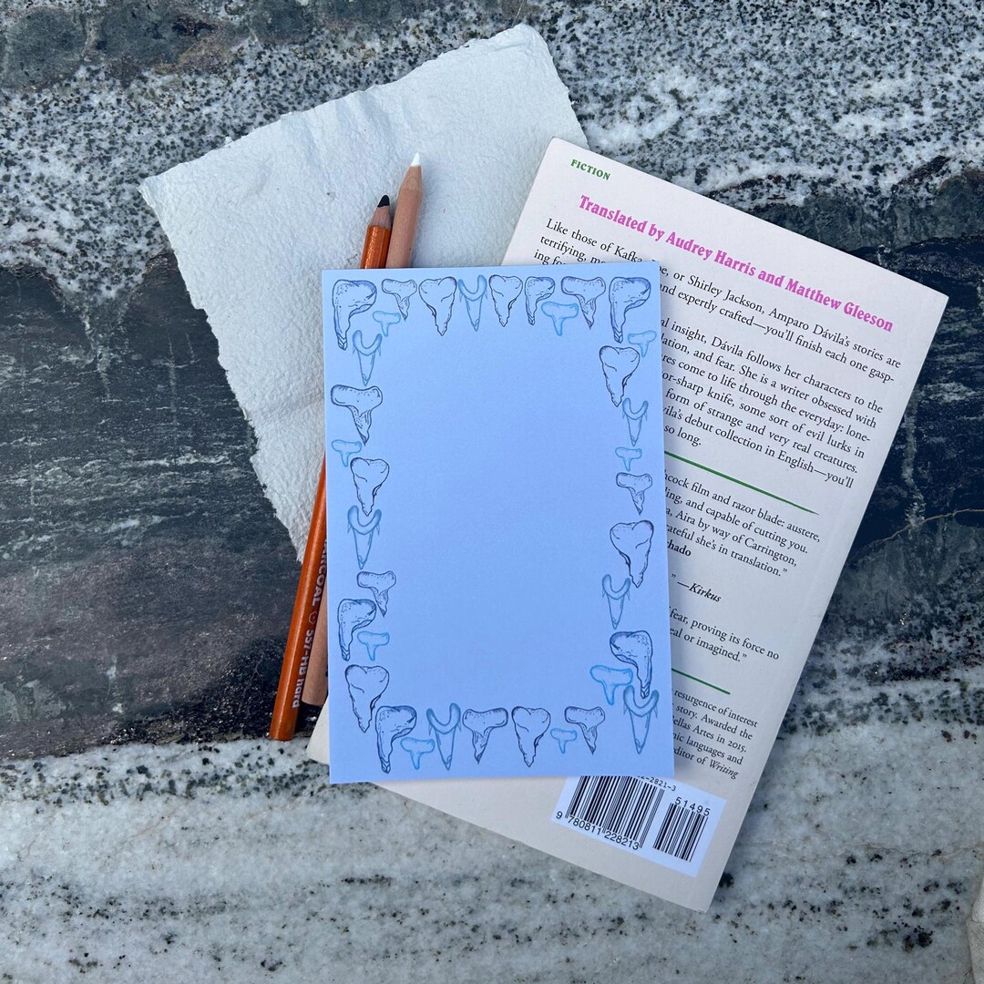 Shark Tooth Notepad - Etsy