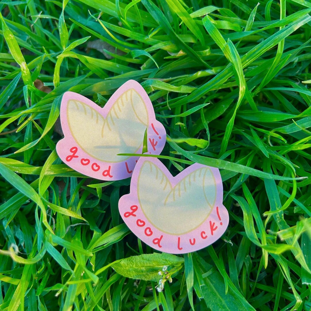 Good Luck Fortune Cookie Sticker - Etsy