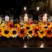 Sunflowers 3 Candle Centerpiece - Etsy