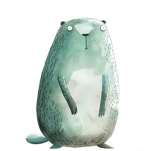 Midjourney Prompt for Funny Cute Animals, Animals Clipart, Prompt for ...