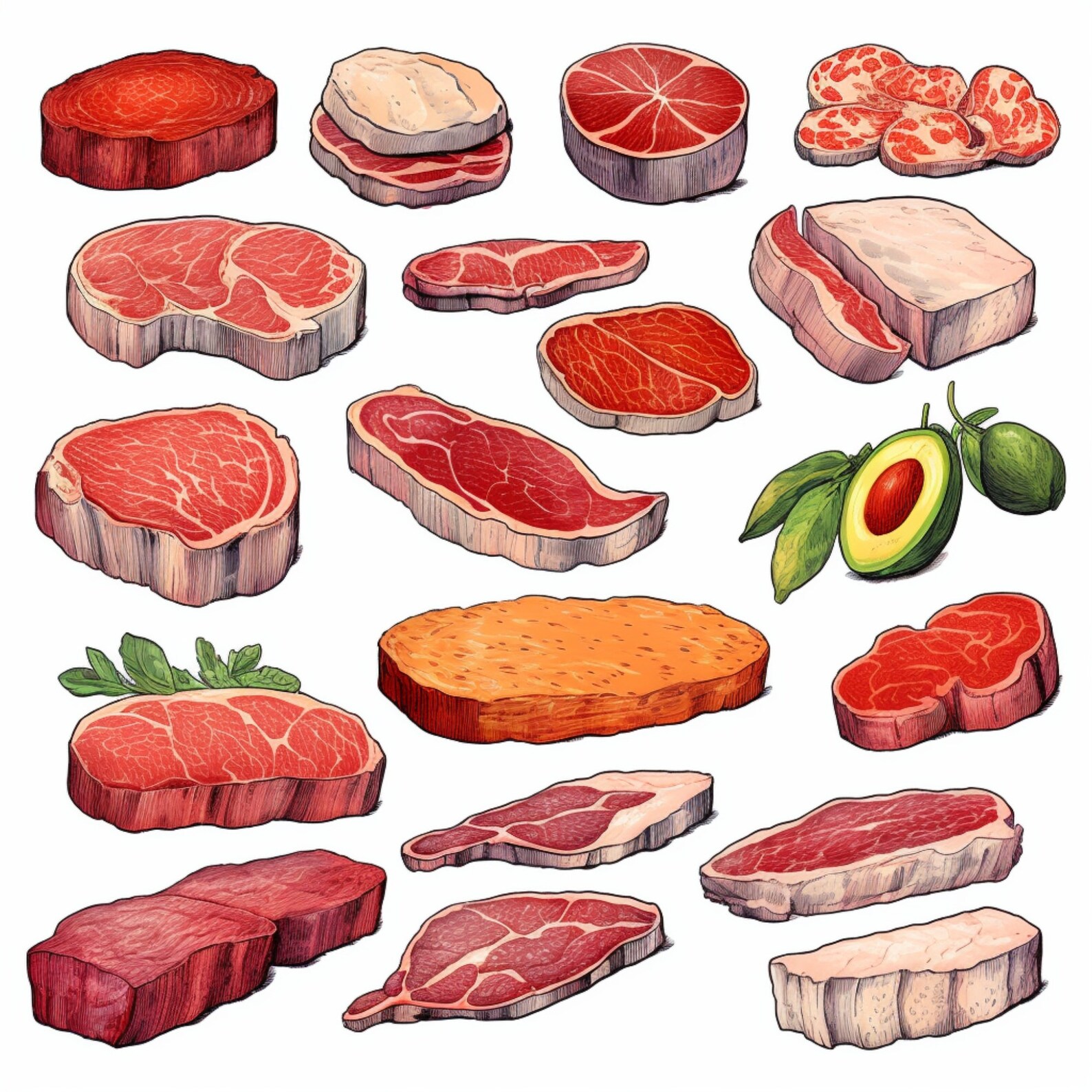 Midjourney Clipart Prompt, Hand Drawn Doodle Prompt for Any Cliparts ...