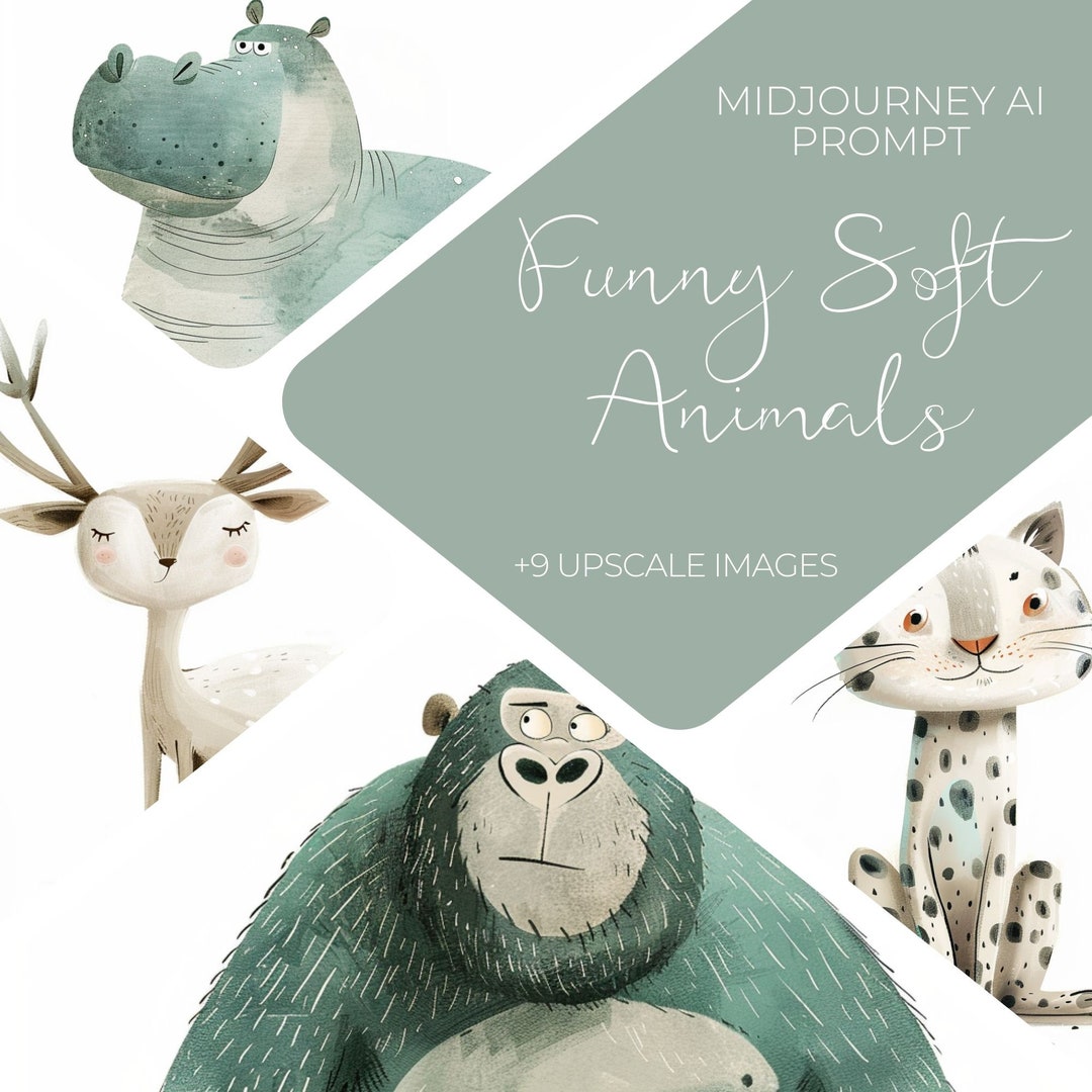 Midjourney Prompt for Funny Soft Animals, Midjourney Prompt for ...