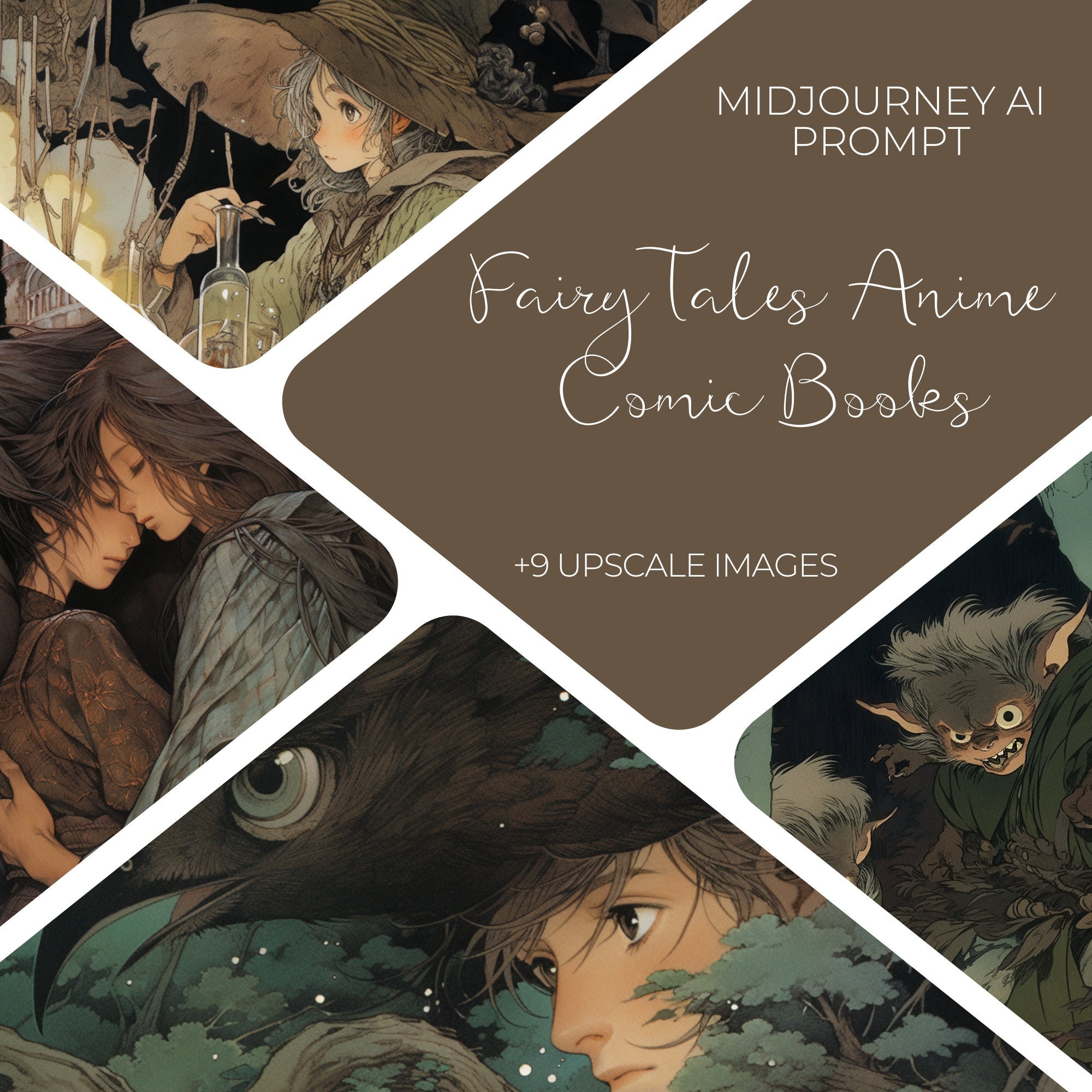 Midjourney Anime Prompt for Fairy Tales Comic Book, Midjourney Fantasy ...