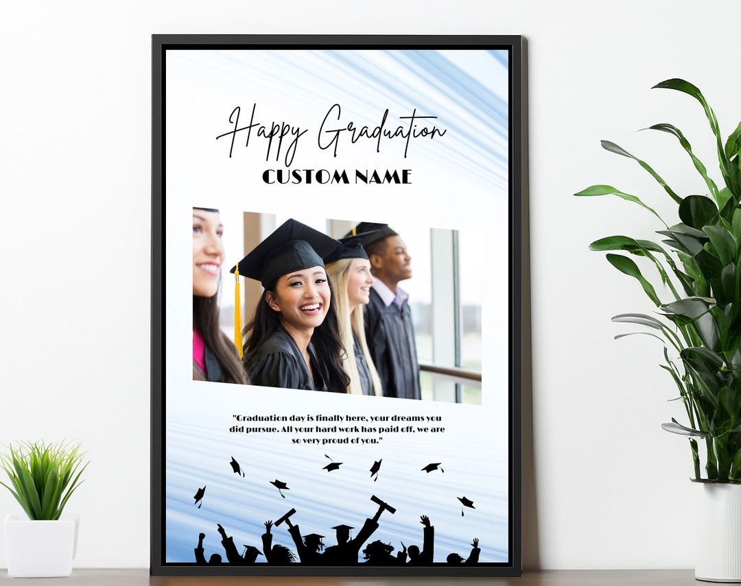 Personalized Graduation Gift Grad Photo Collage Class Party - Etsy