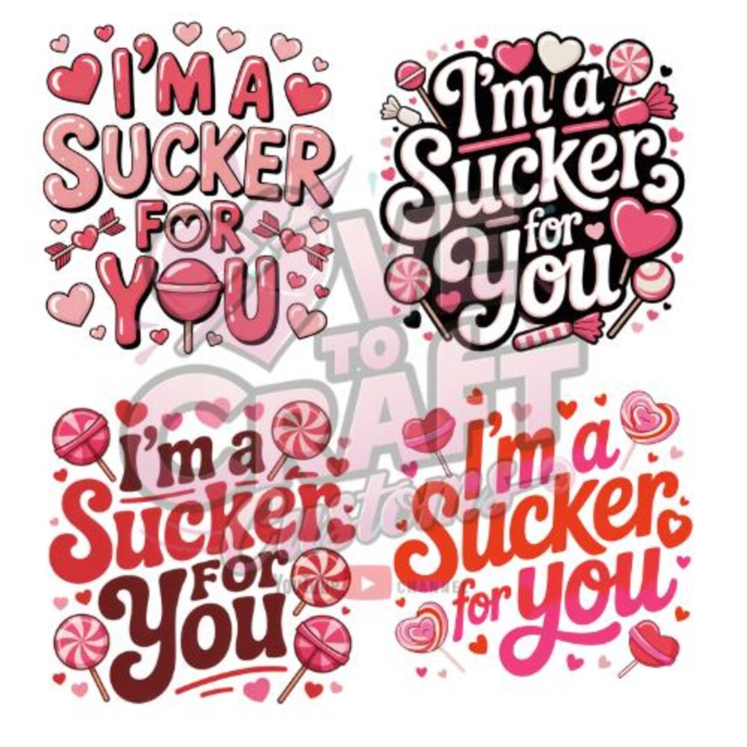Im A Sucker for You SVG PNG Bundle - Etsy