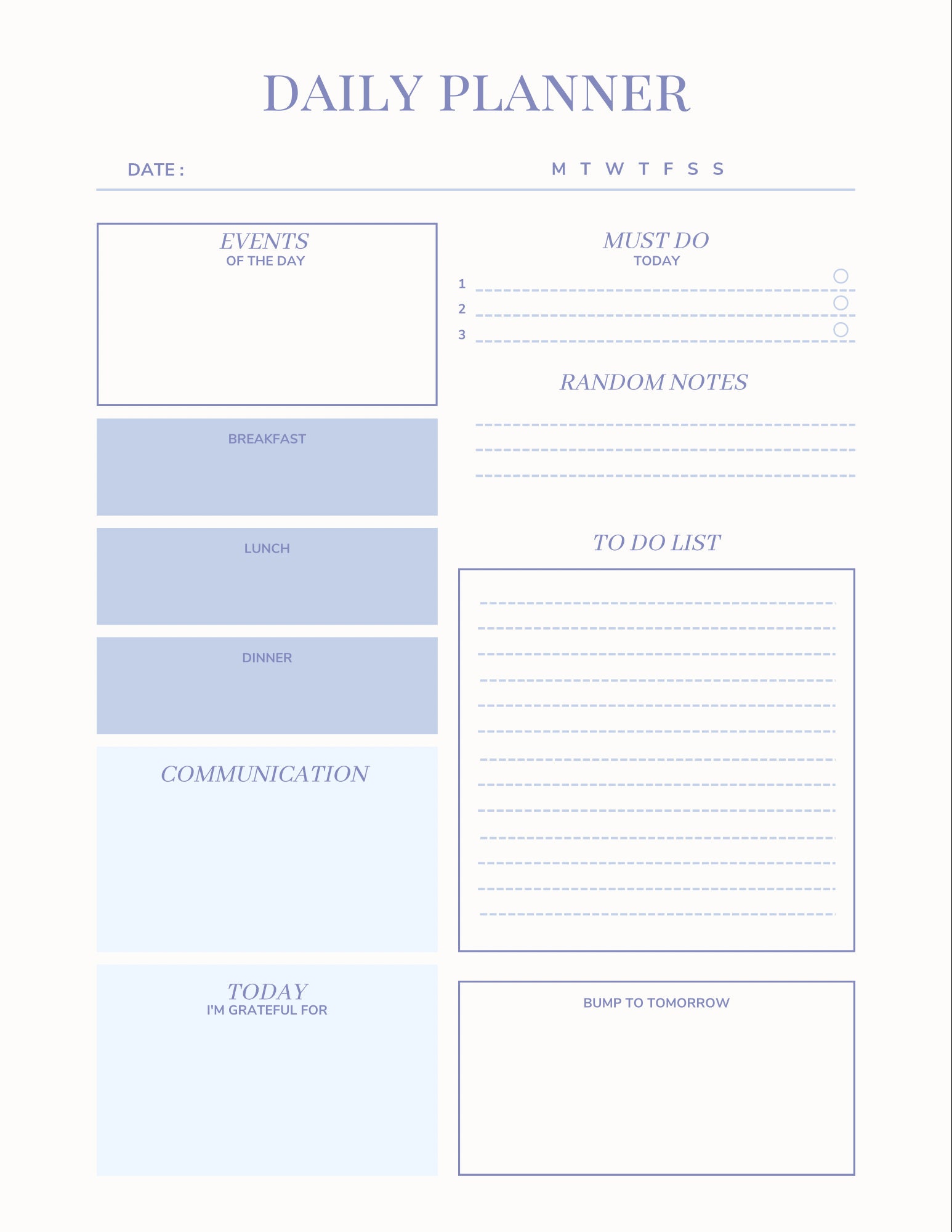 Daily Planner - Etsy