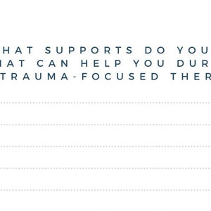 Trauma Recovery: 10 Journal Prompt Pages - Etsy