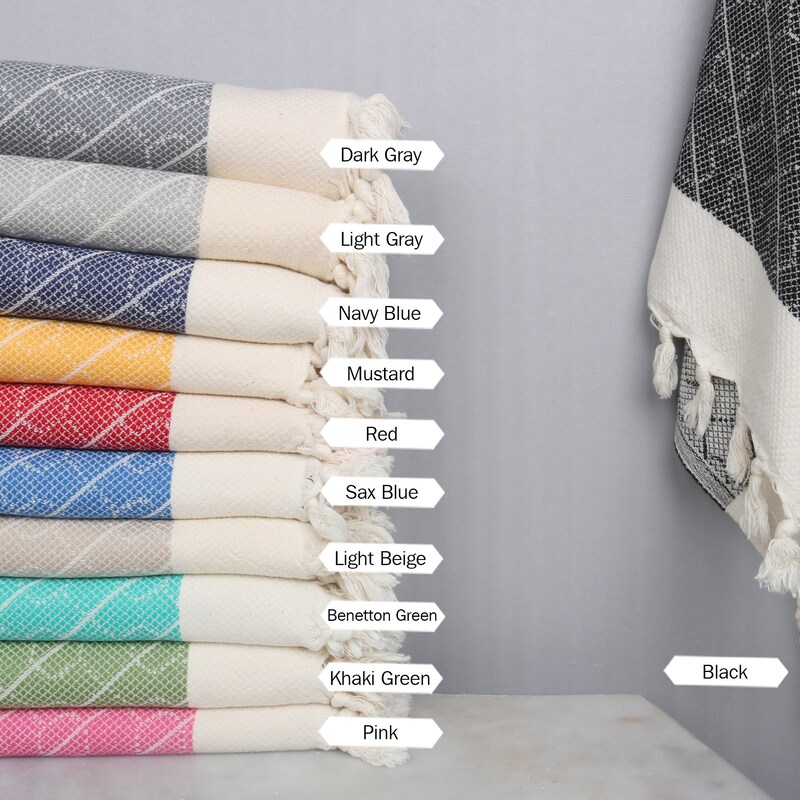 Geometric Hand Towel - Etsy