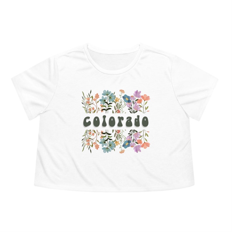 Colorado Shirt, Colorado Crop Top, Hippie Shirt, Floral Colorado Shirt ...