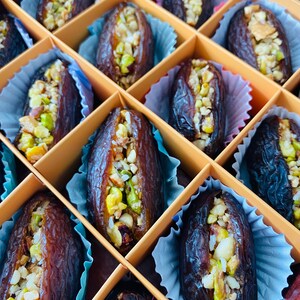 Dates Stuffed With Nuts, Enjoy Hand Stuffed Dates, Assorted Nuts ...
